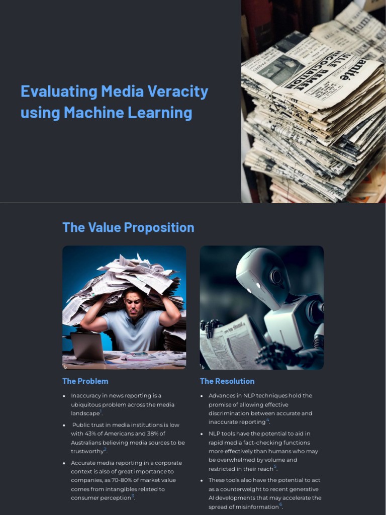 Evaluating Media Veracity Using Machine Learning | PDF | Machine ...