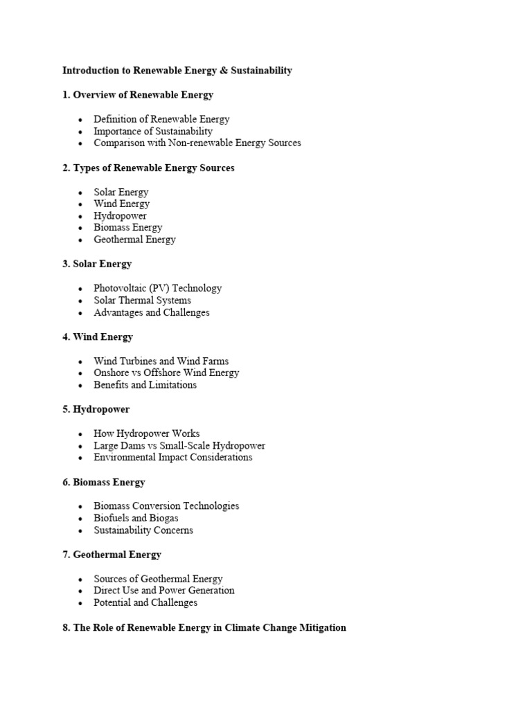 Introduction To Renewable Energy | PDF