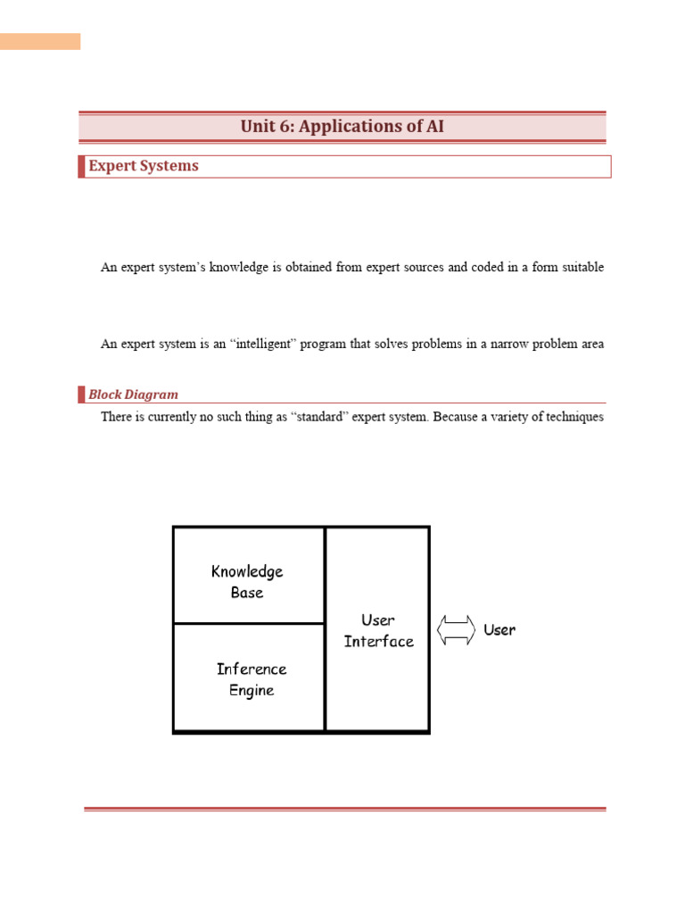 AI_Unit_6_Applications of AI | PDF | Computer Vision | Parsing
