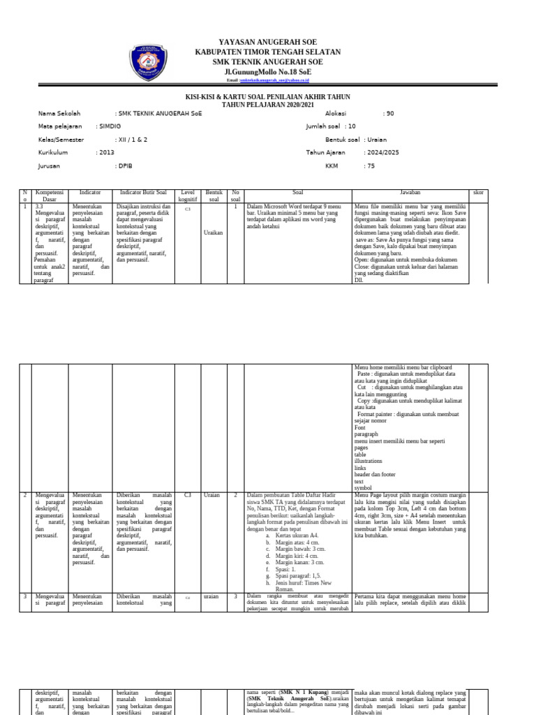 Soal Simdig 2025 | PDF