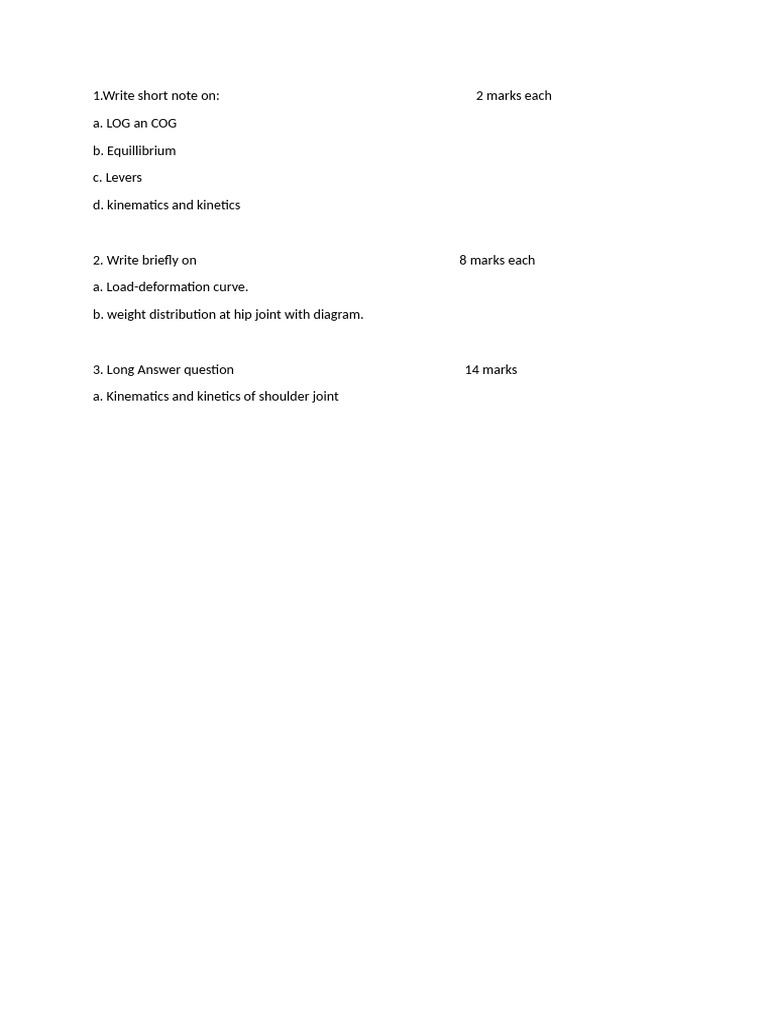 Biomechanics Paper | PDF