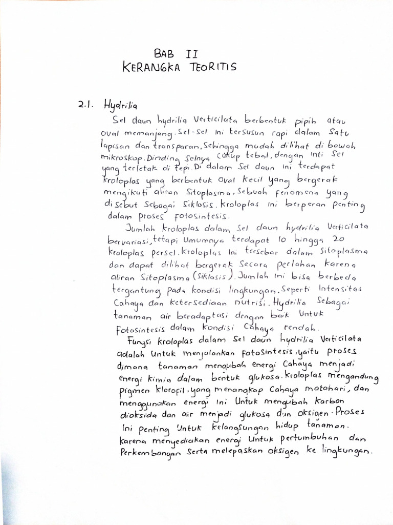 Bab 2 Laporan Biologi | PDF