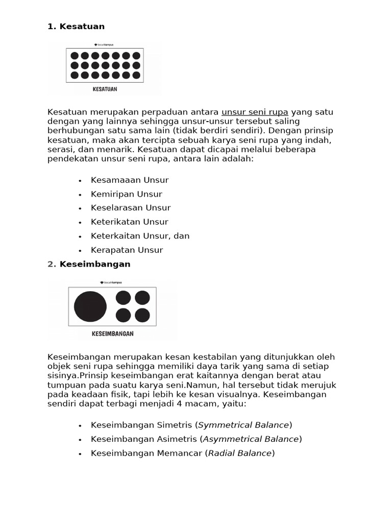 Prinsip Seni Rupa | PDF