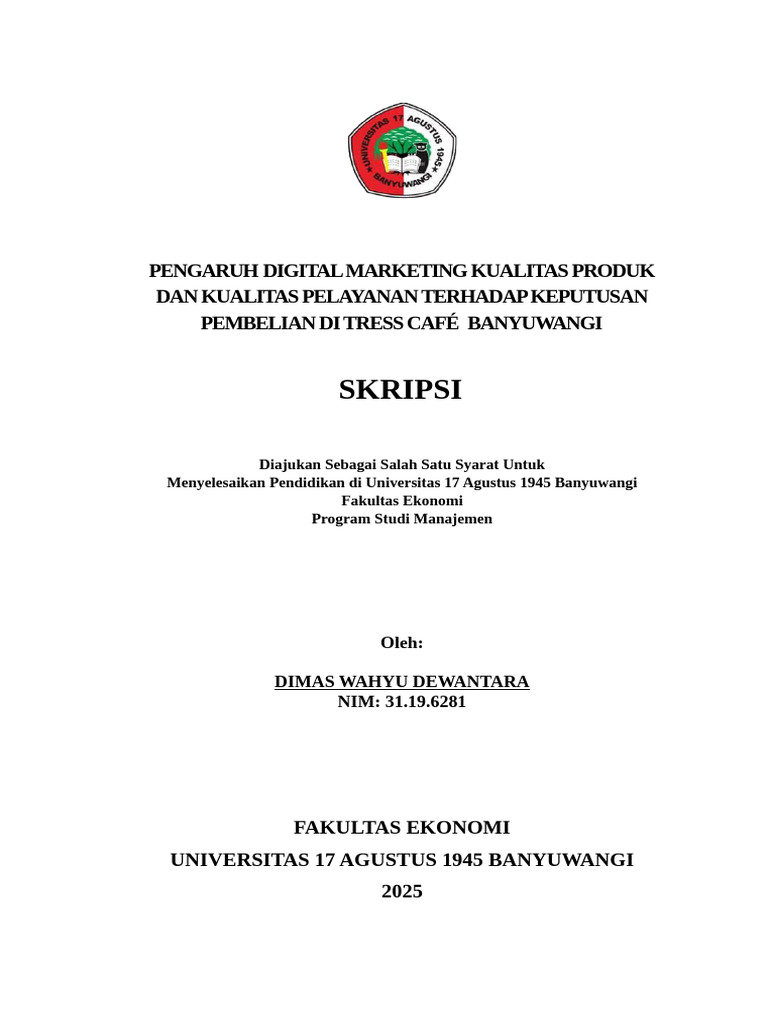 Template Skripsi | PDF