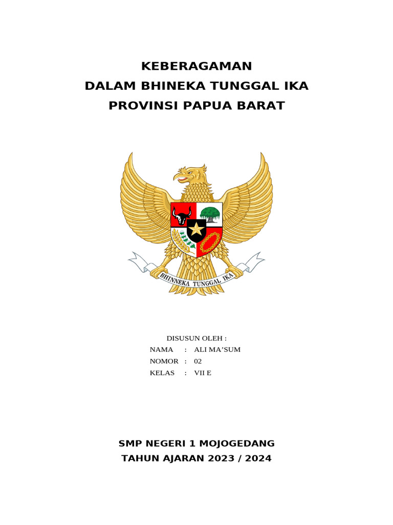 Keberagaman Budaya Papua Barat | PDF