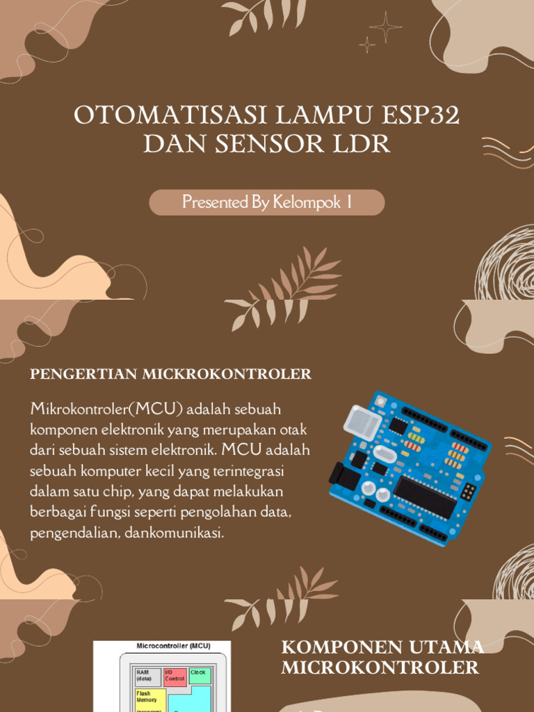 Otomatisasi Lampu ESP32 dan sensor ldr | PDF