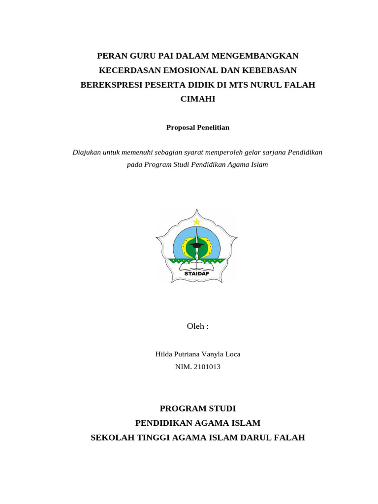 Bab Ii - Proposal - Revisi - Hilda | PDF