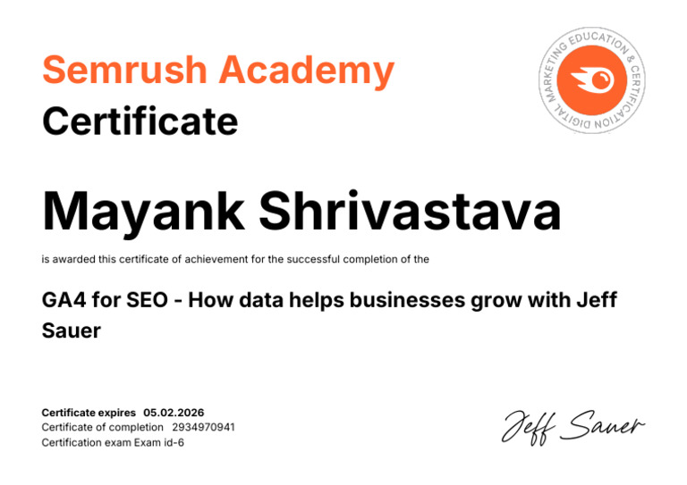 Mayank-Shrivastava 6 | PDF