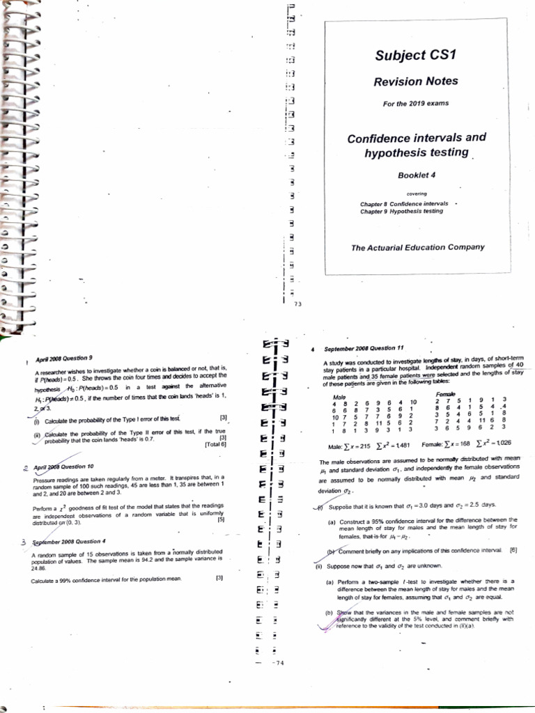 Booklet 4 CS1 | PDF