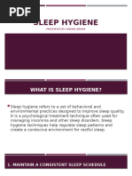 Sleep Hygiene Checklist | PDF