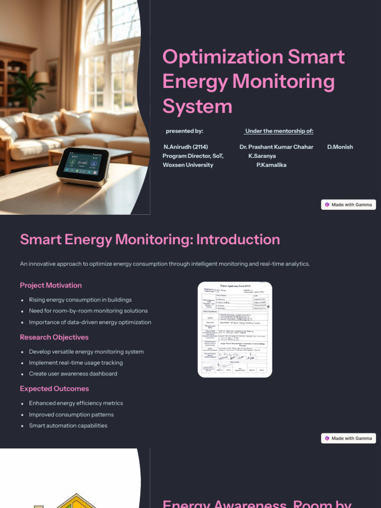 Optimization Smart Energy Monitoring System | PDF
