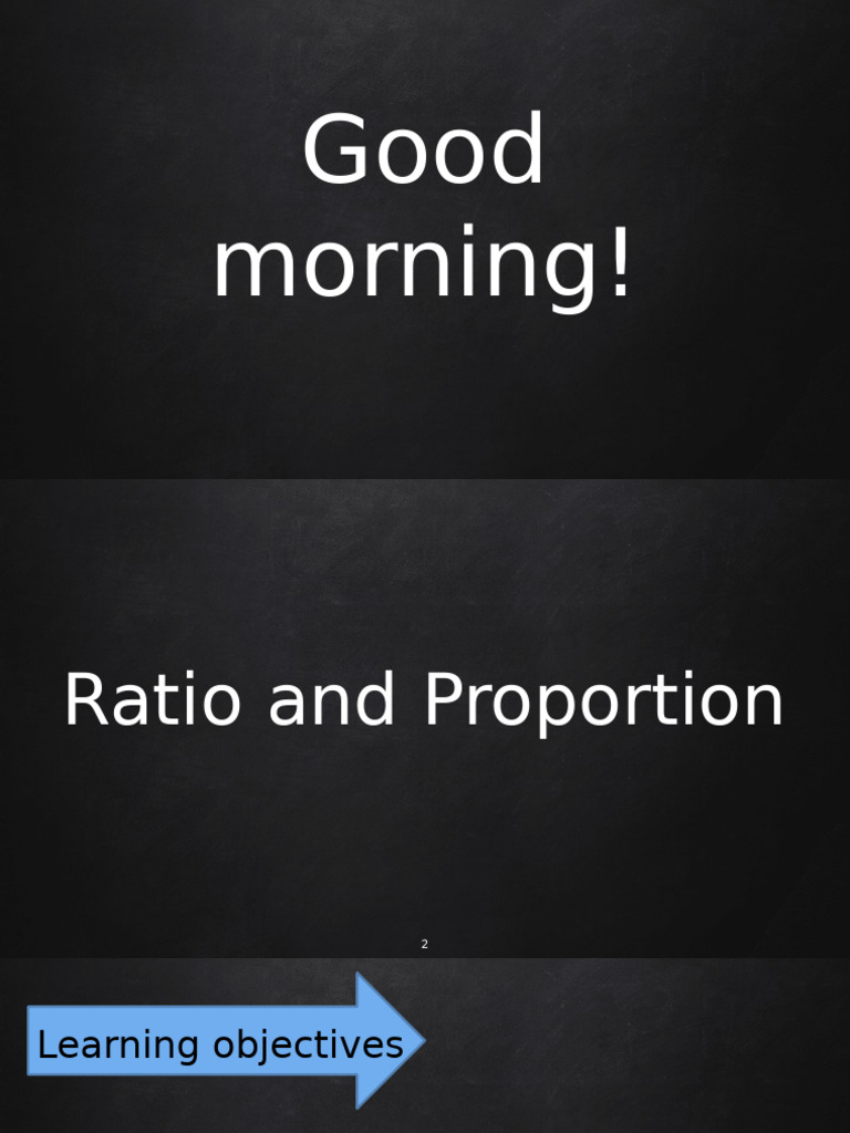 Understanding Ratios and Proportions | PDF | Ratio