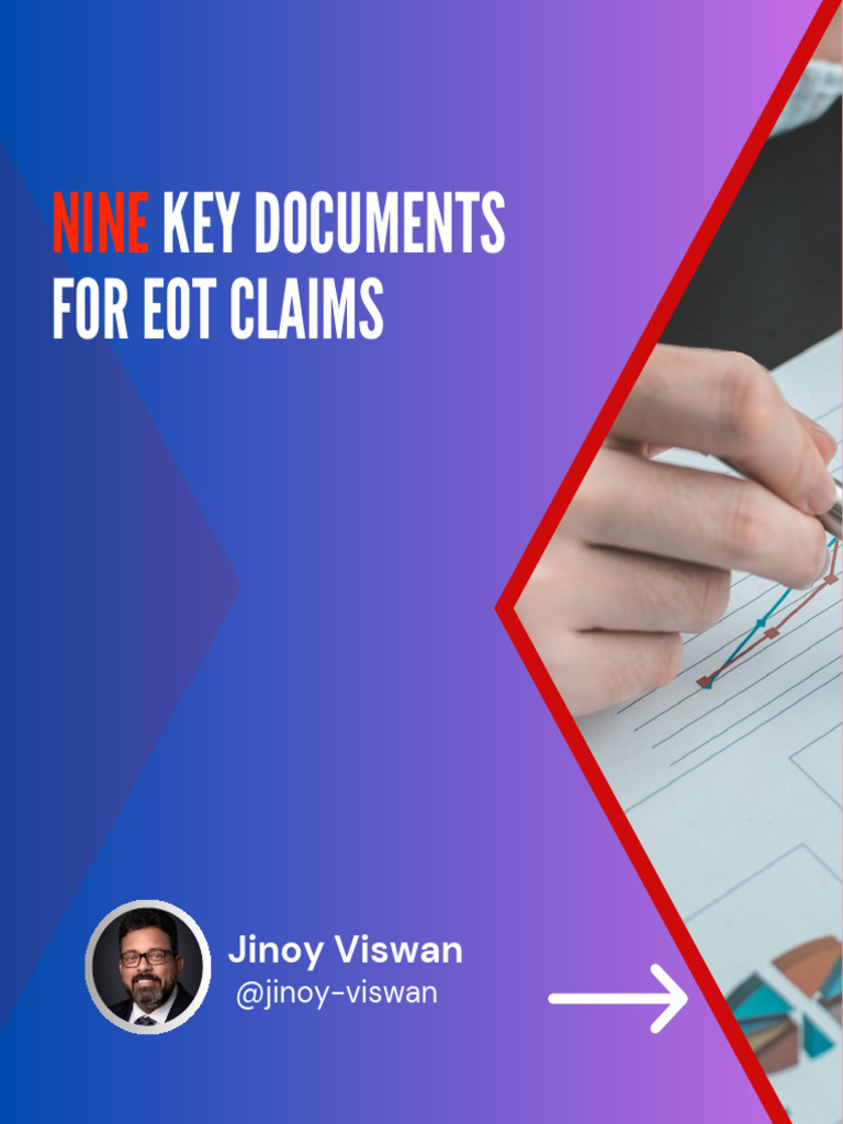 9 Key Documents For EOT Claims | PDF