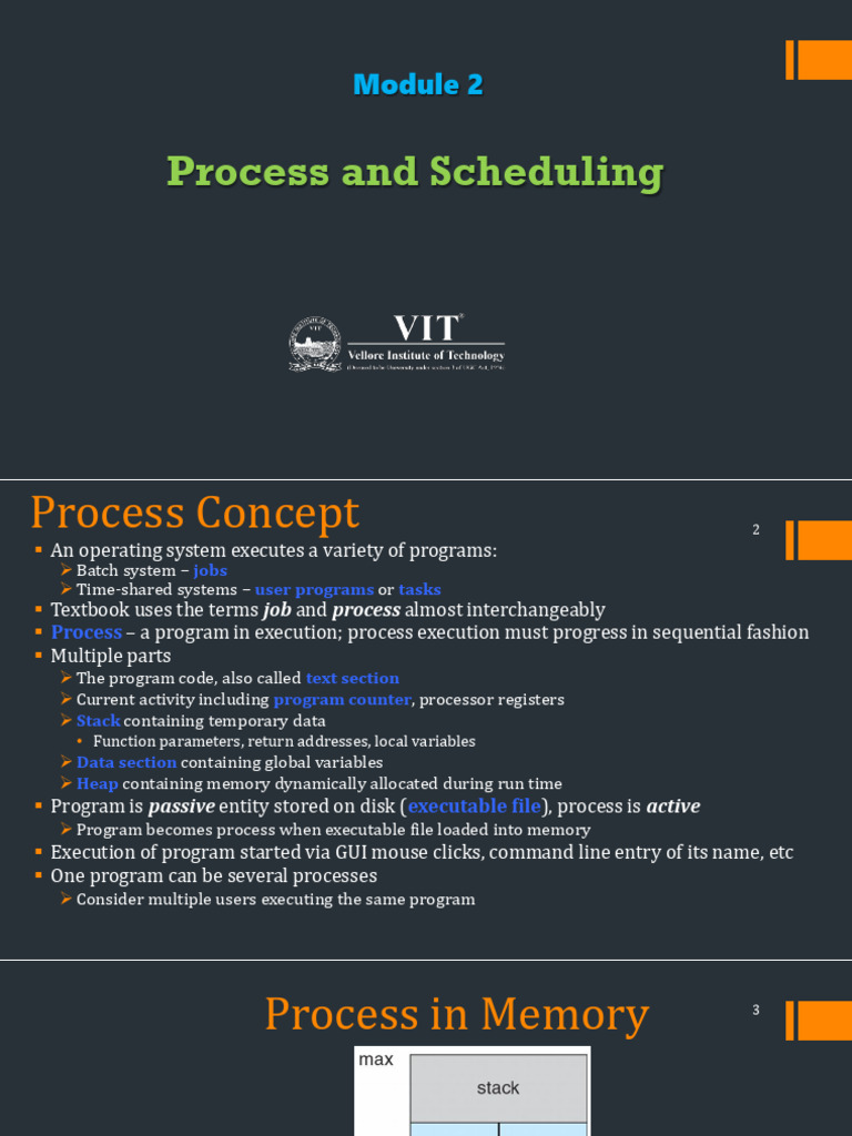 Module 2 Process And Scheduling Pdf Scheduling Computing 3306