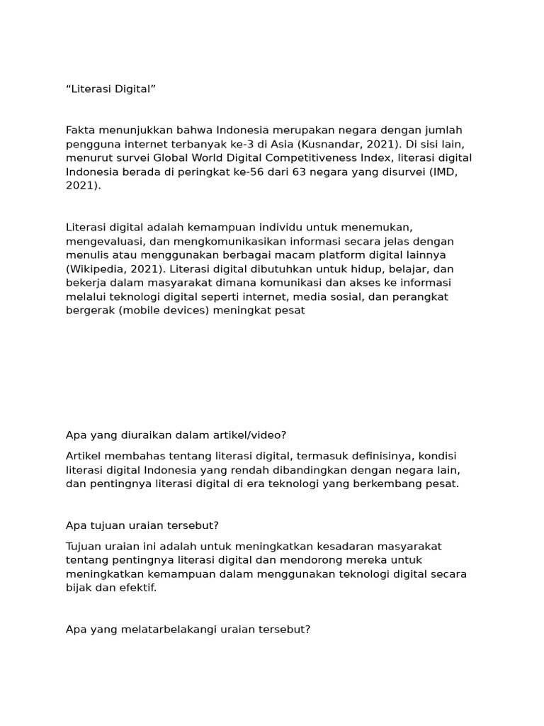 Tugas Infor 2025 | PDF