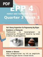 Mga Kagamitan Sa Pagsasaing NG Bigas | PDF