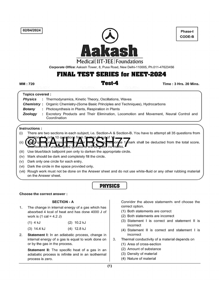 FTS 04 (B) (Pi) - 02 04 2024 | PDF