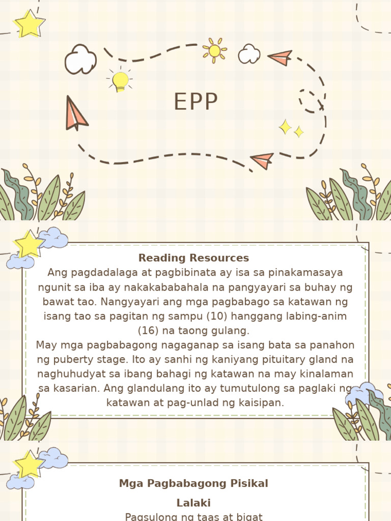 Epp4 Q3 W1 1 21 | PDF