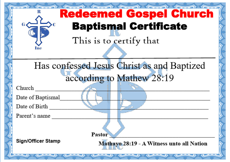 baptismal | PDF