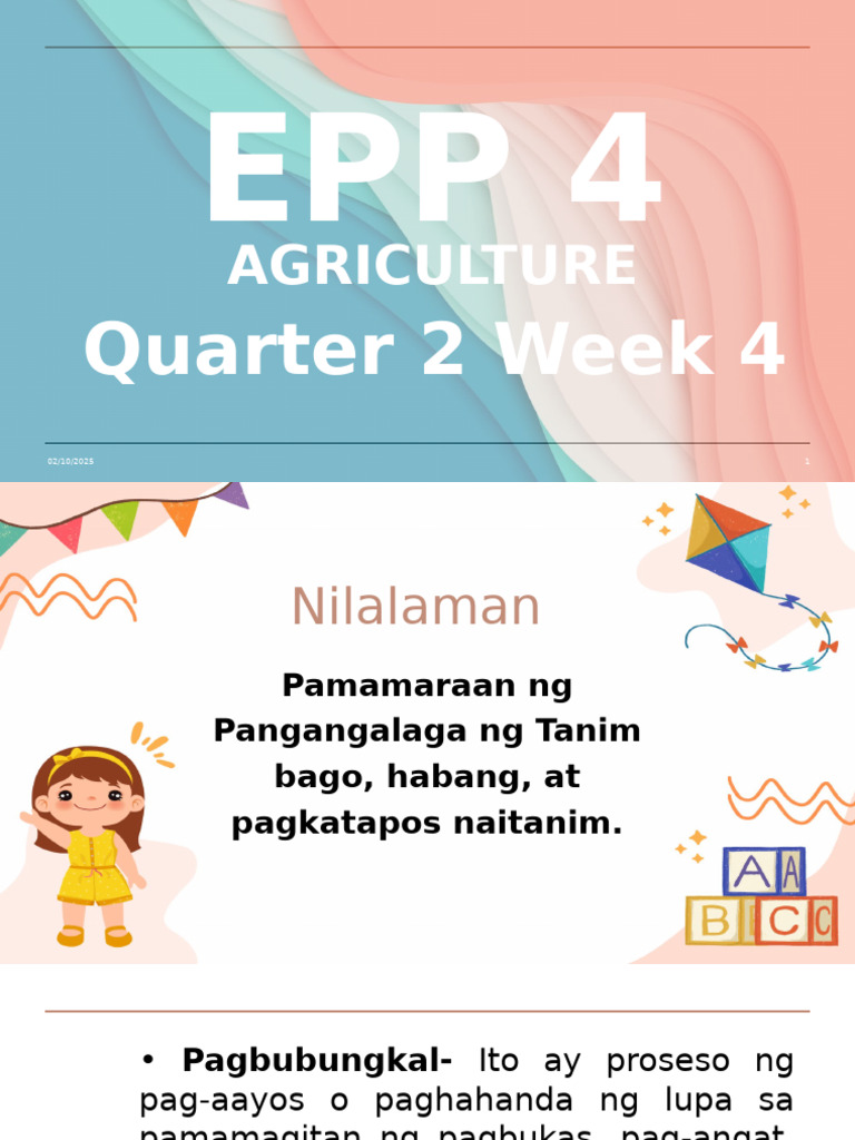 EPP-4 Q2 Week-4 | PDF
