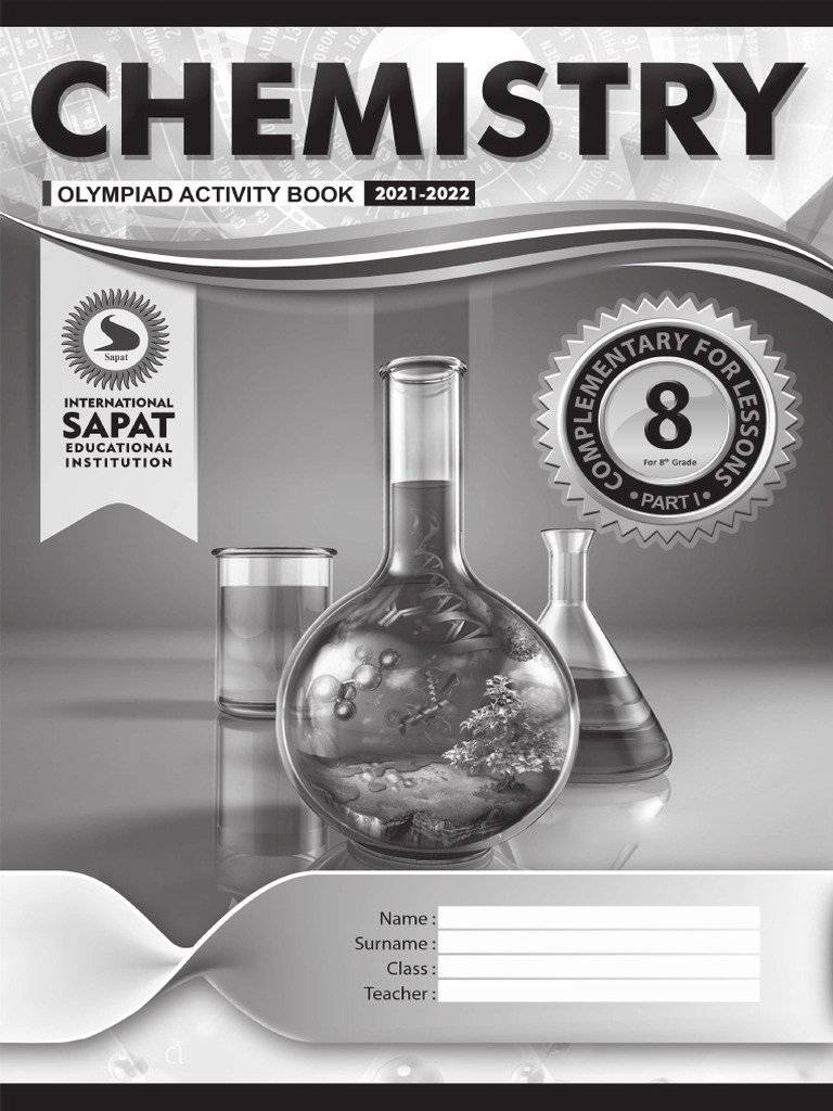 2021 2022 Chemistry Grade 8 Olympiad Activity Book Part 1-1-1 | PDF ...