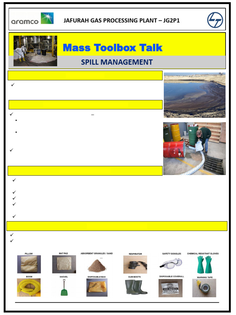 Spill Management | PDF