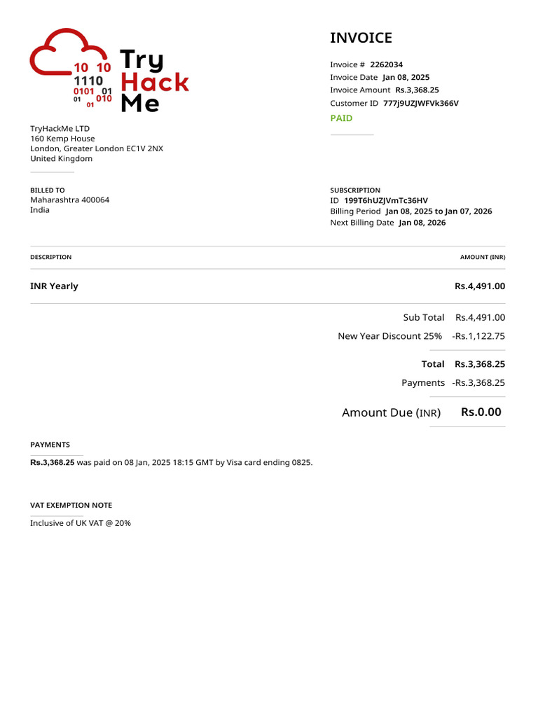 Course | PDF | Invoice | Payments