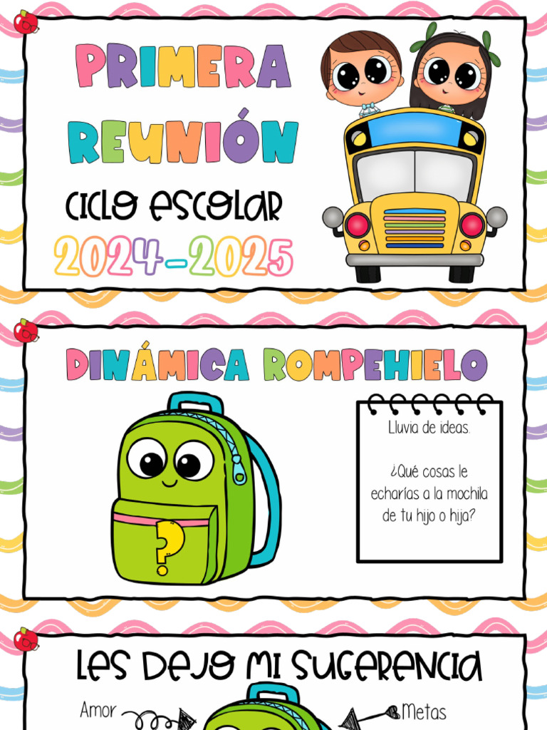 Primera Reunion de Padres de Familia | PDF