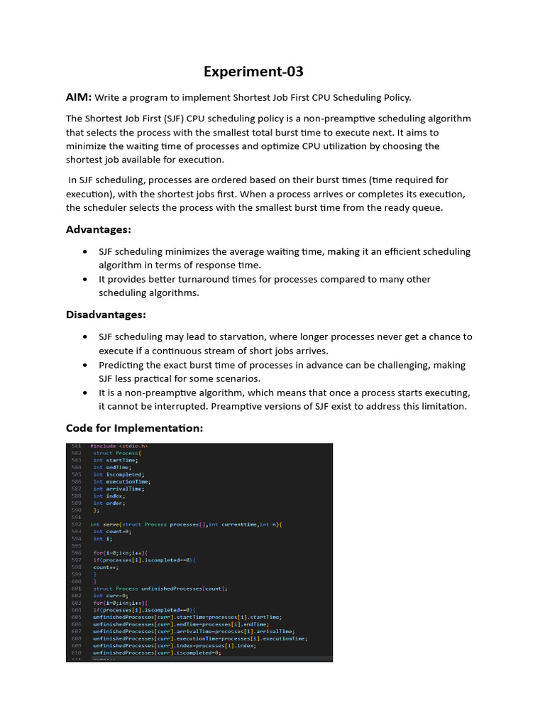 Simran 41721016 OS Program 3 | PDF