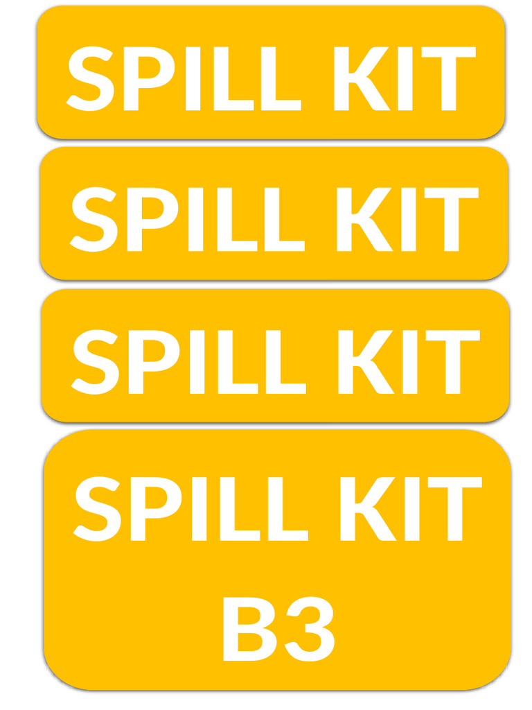 Stiker Spill Kit | PDF