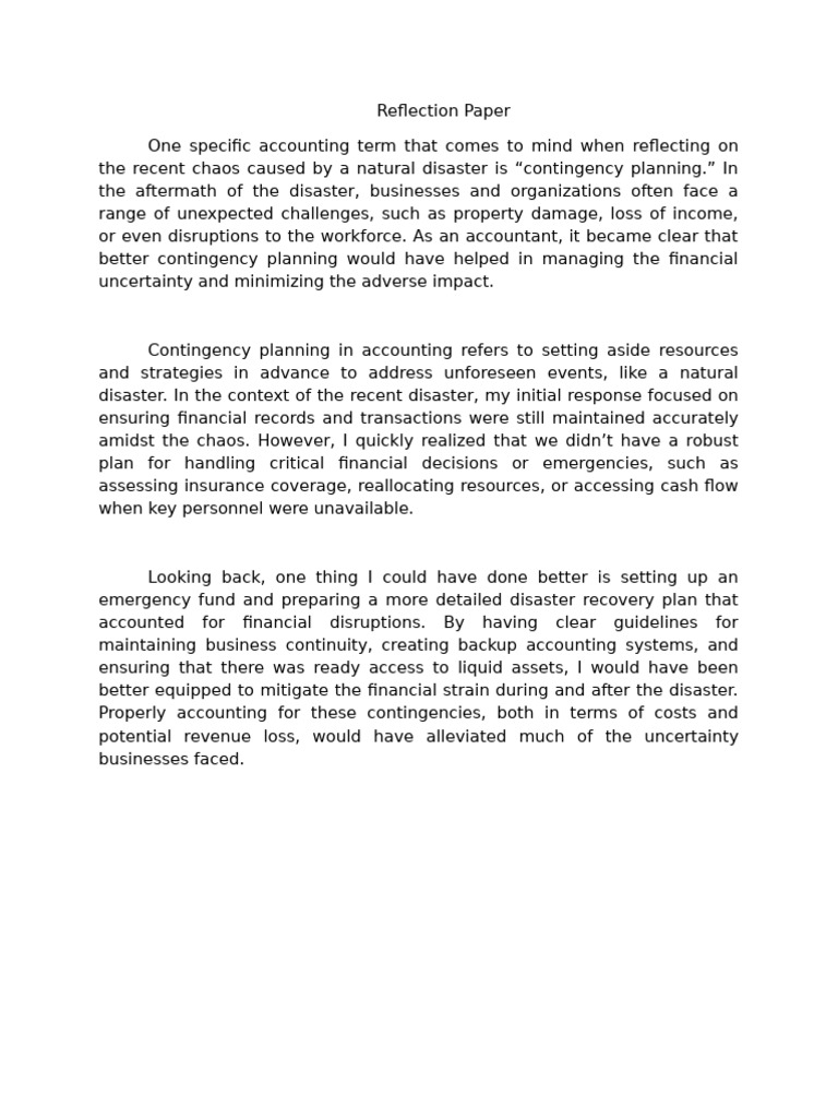 Reflection Paper ..... | PDF