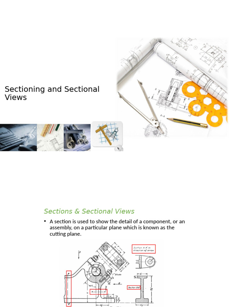 Sectioning and Sectional Views | PDF