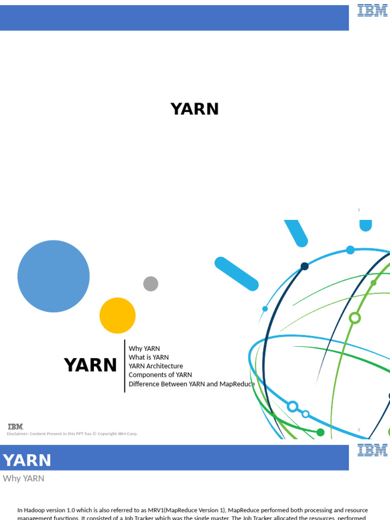 6_YARN | PDF | Apache Hadoop | Map Reduce