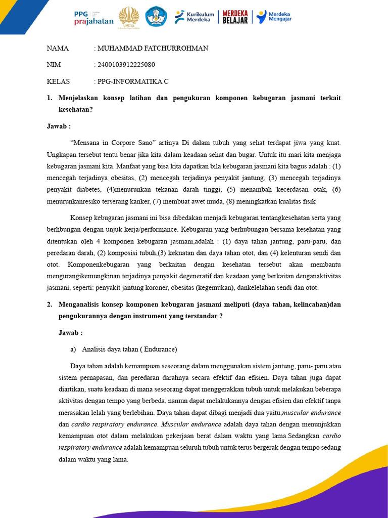 Demonstrasi Kontekstual - Topik 1 | PDF