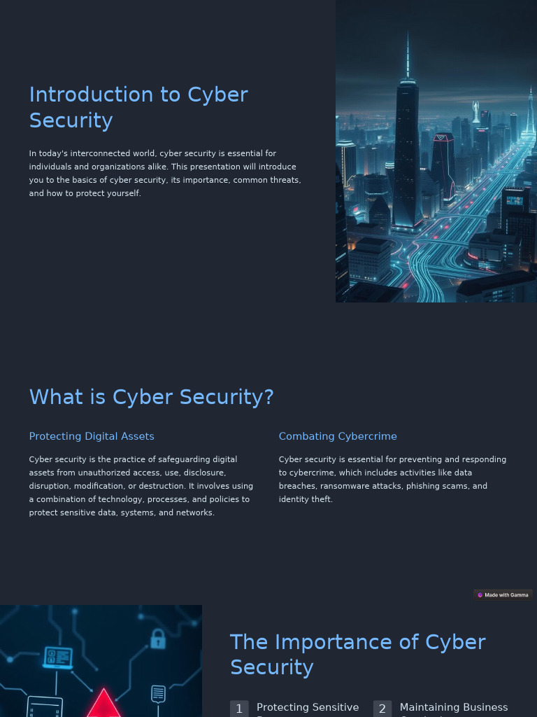 Introduction To Cyber Security File 1 | PDF | Security | Computer Security