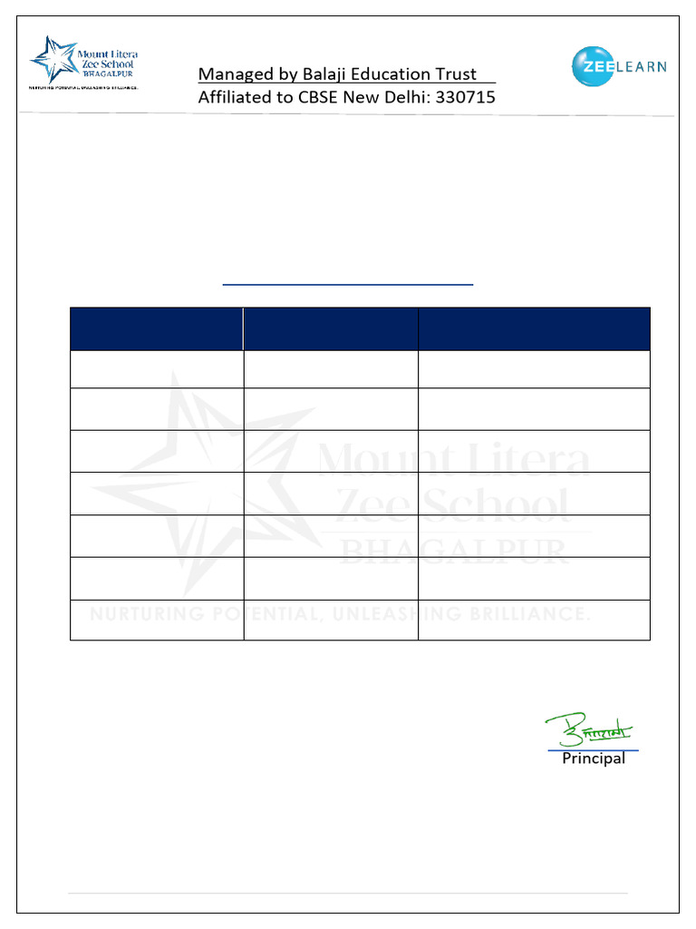 ANNUAL TIME TABLE 2024-25 | PDF