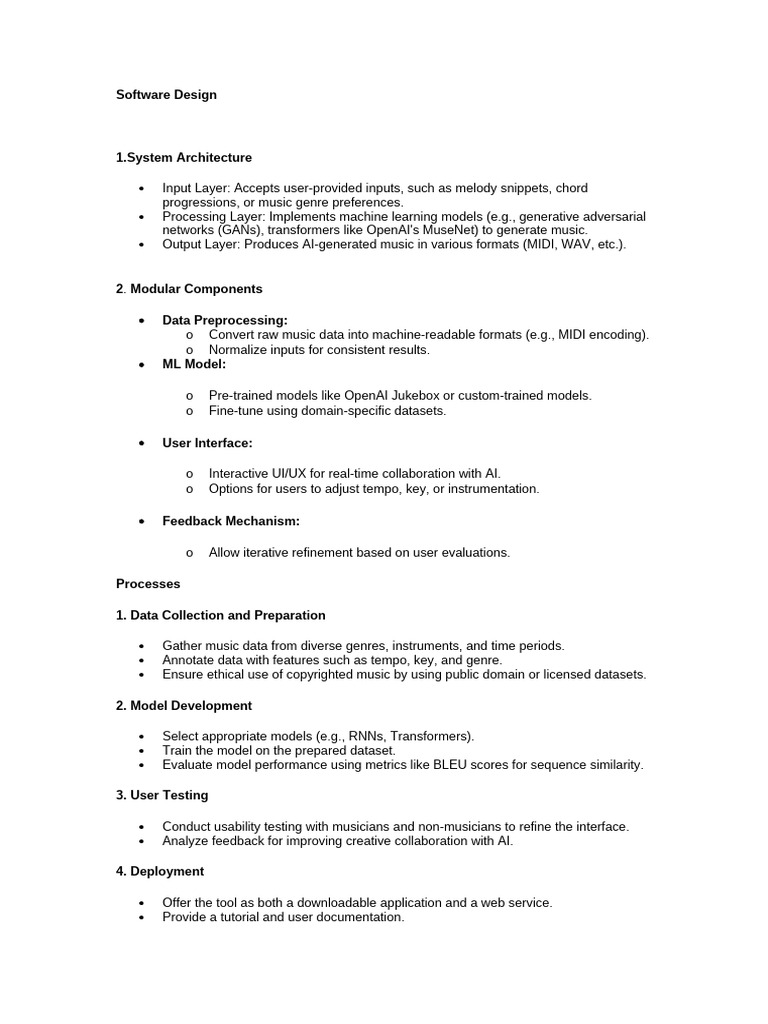 Software Design | PDF | User Interface | Artificial Intelligence