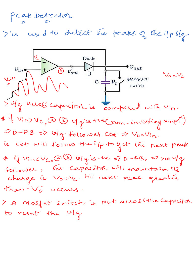 Peak Detector Clipper Clamper | PDF