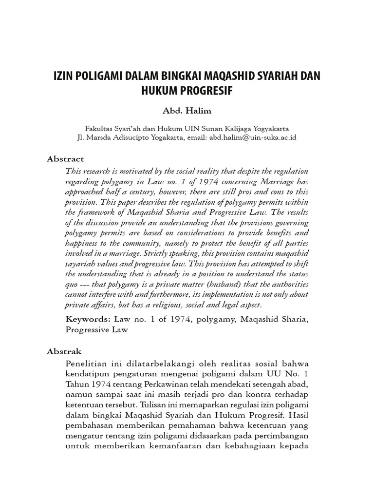 Izin Poligami | PDF