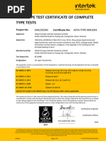 ASTA Type Test Certification Overview | PDF | Quality Assurance ...