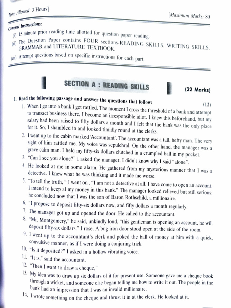 Sample Paper 2 | PDF