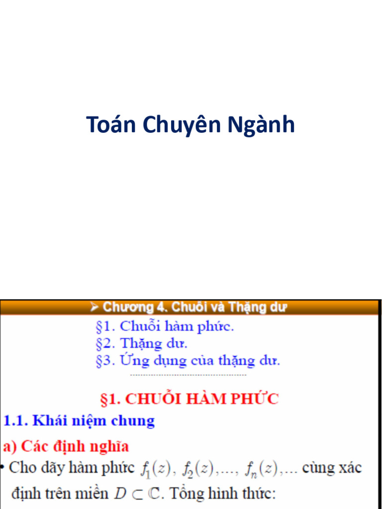 Lec06_Chuoi_HamBienPhuc | PDF