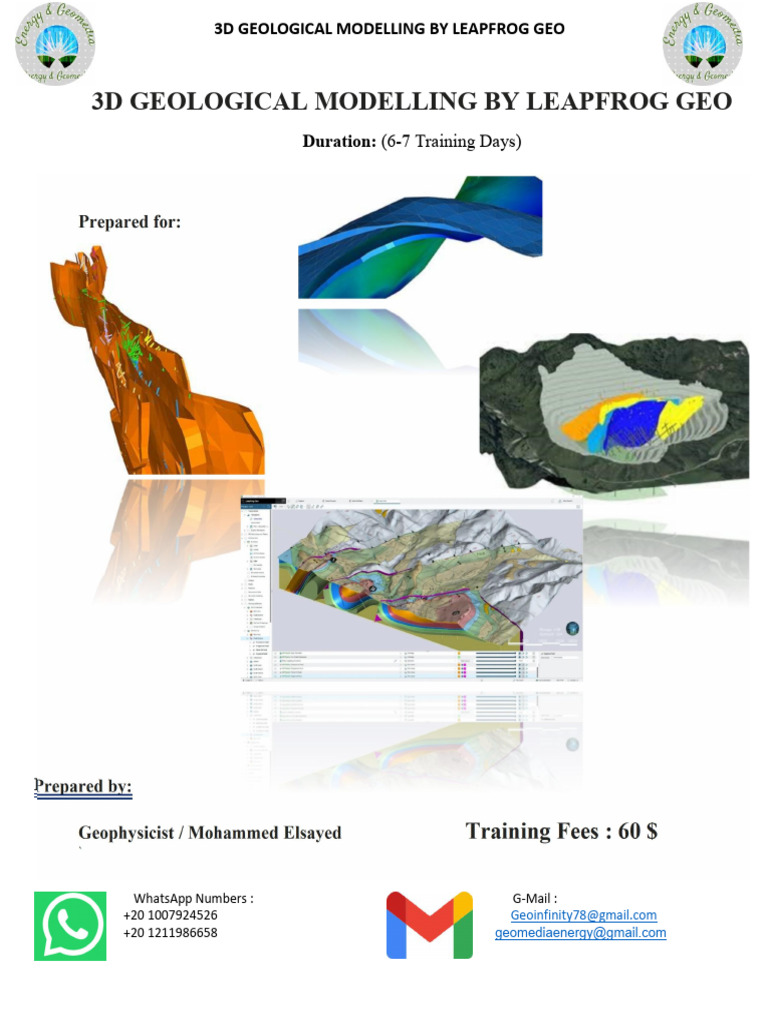 Integrated 3D Geological Modelling Training Leapfrog Geo 1724234525 | PDF | Geology | Topography