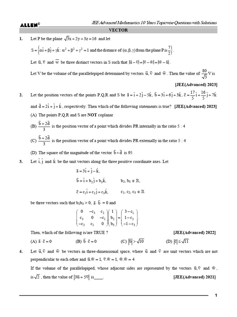 Vector | PDF | Euclidean Vector | Area Vector | PDF | Euclidean Vector | Area