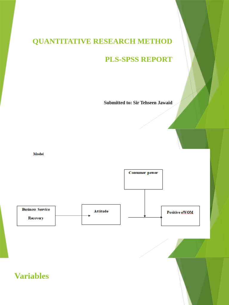 Quantitative Research Method | PDF | Coefficient Of Determination ...