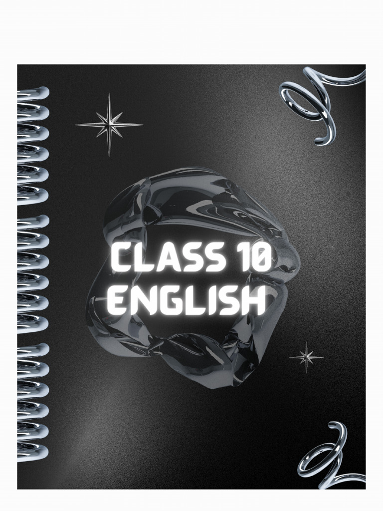 Class 10 English Book 1 Notes - Summary PDF by Simran Sahni | PDF