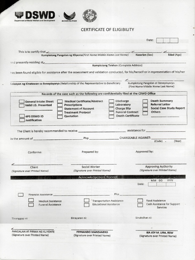 DSWD | PDF