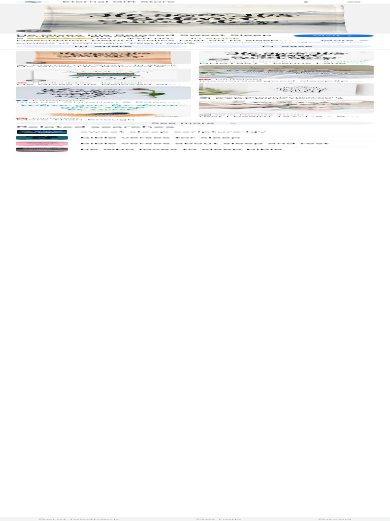 Sweet Sleep Scripture - Google Search | PDF