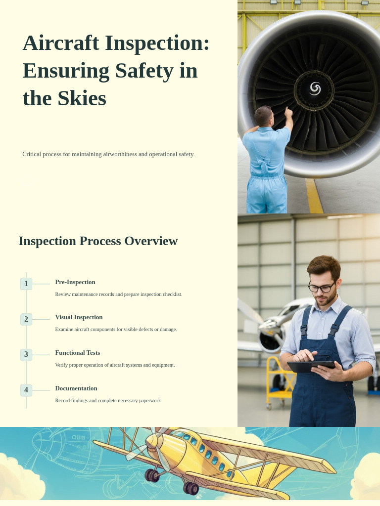 Aircraft Inspection Process and Safety | PDF | Nondestructive Testing ...