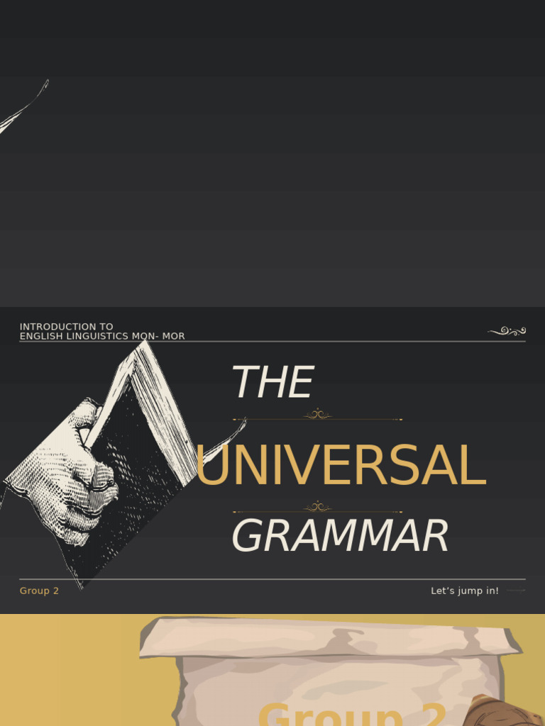 Universal Grammar - Chomsky | PDF | Noam Chomsky | Linguistics